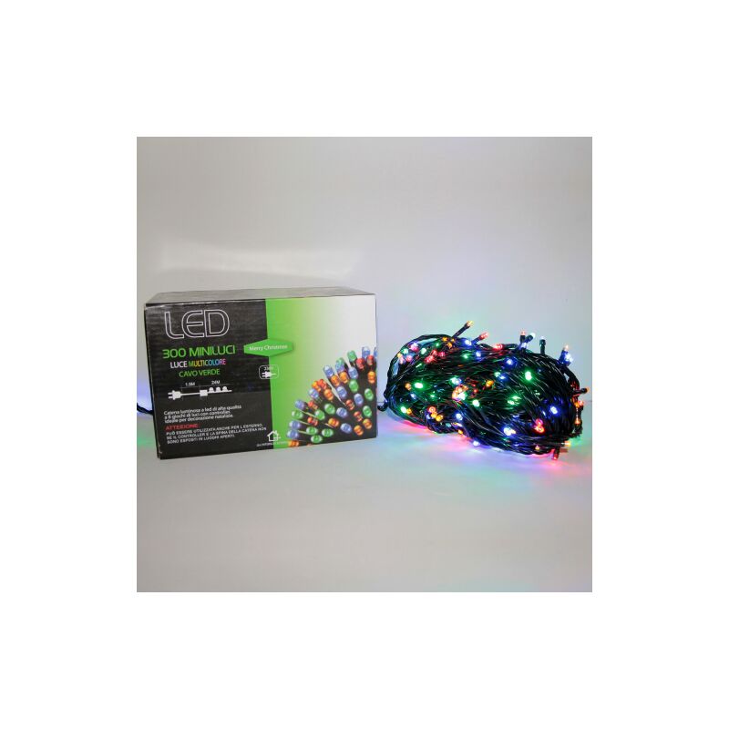 Wisdom line se'rie lumineuse 300 lumie'res de Noel led RGB multicolores ...