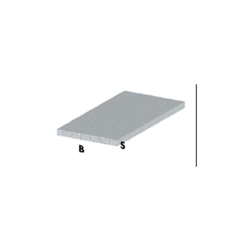 profil plat cm 100 h profilA aluminium chromA 15x2 mm barre de tige
