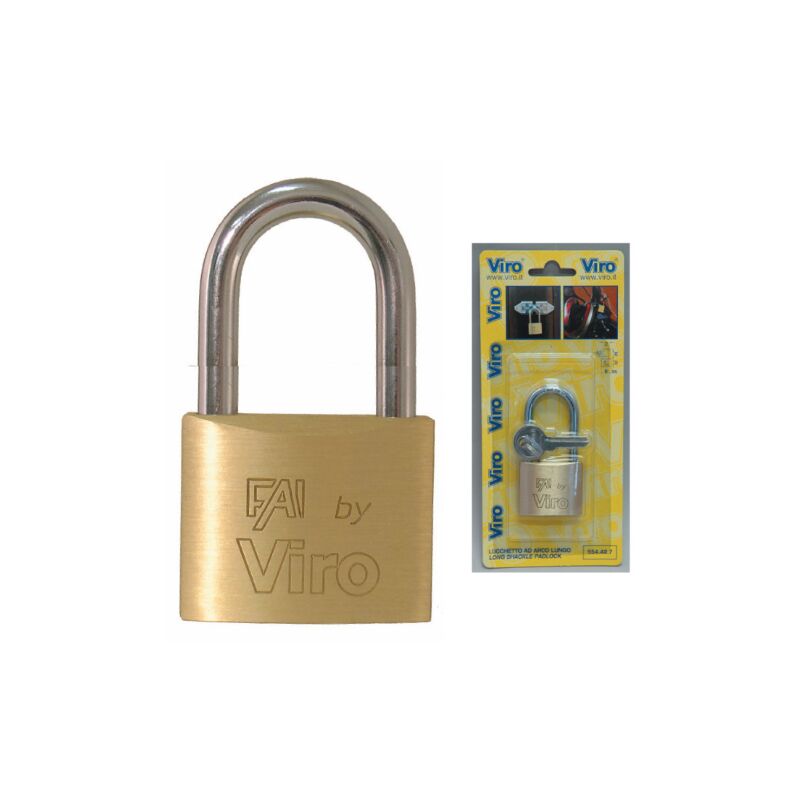 Viro Fai art 554.42.7 cadenas rectangulaire base 40 mm avec arc long