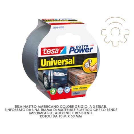 Ruban Tesa American extra power gris 3 couches A tanche rA sistant adhA ...