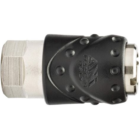 Ani 17C robinet a' boisseau sphe'rique rapide pour air comprime' raccord femelle 1/4" avec ...