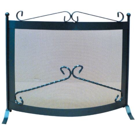Pare-e'tincelles de'co en acier peint cm 60x52h pour poeles chemine'e ...