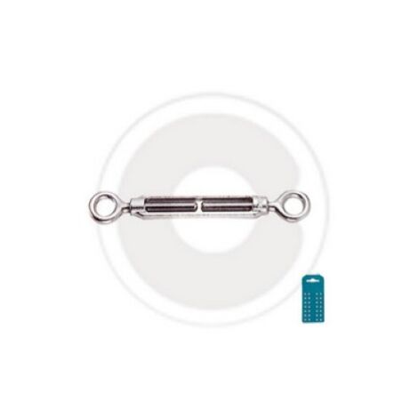 3 pcs de ridoir en acier galvanisA avec deux yeux 8 mm pour cA ble en acier