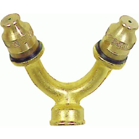 jet de buse A double rose en laiton pour pompe de pulvA risation de lance de pulvA risation