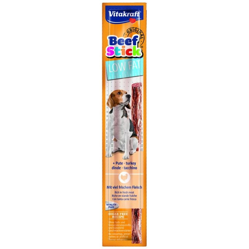 Vitakraft Beef Stick Original Low Fat - Friandise pour chiens - 50 x 12g