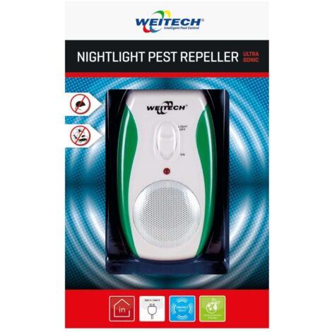 Weitech - Nightlight Pest Repeller Ultrasonic - Répulsif ...
