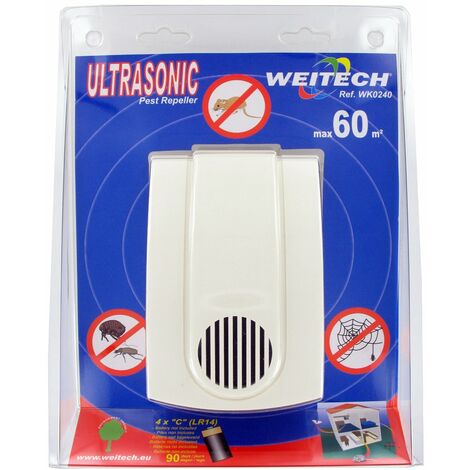 Weitech - Pest Repeller Ultrasonic - Répulsif antiparasitaire ...