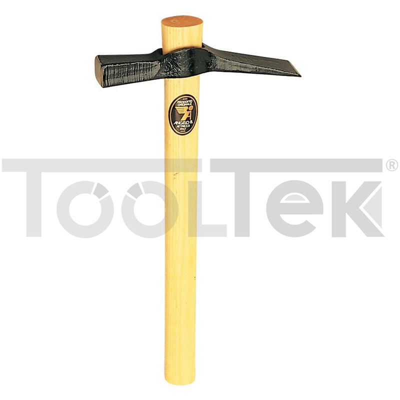MARTELLO MURATORE MATTONI SCALPELLO 400gr MANICO ANGELO BERGAMASCO