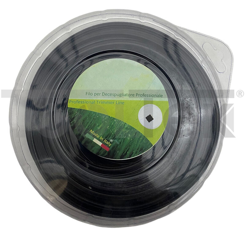 FILO RICAMBIO DECESPUGLIATORE QUADRATO 4,00mm TAGLIAERBA MATASSA 30mt