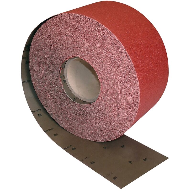 CARTA VETRATA ABRASIVA SPAZIATA VETRO GRANA 40 120mmx50mt