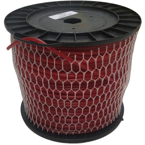 FILO DECESPUGLIATORE TAGLIAERBA TOSAERBA 4mm x 141mt TONDO BOBINA BLUE BIRD