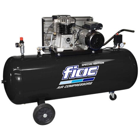 COMPRESSORE ARIA SERBATOIO AB200-360 MC BLK-PP 200Lt MOTORE 3HP ...