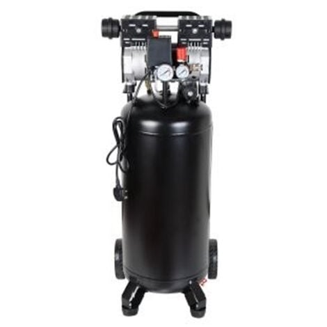 COMPRESSORE ARIA SILENZIATO VERTICALE COMPATTO PORTATILE MAX 8bar 24Lt ...