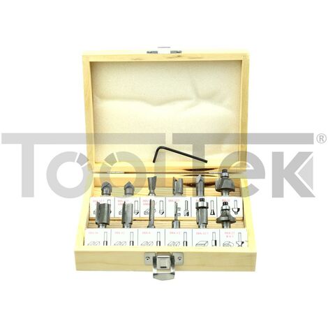 GEKO G01200 SET FRESE PER LEGNO 12pz PER PANTOGRAFO GAMBO 8mm