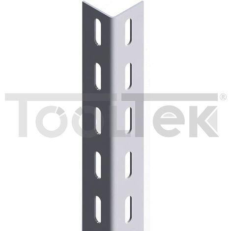 MONTANTE ANGOLARE ACCIAIO 200cm 35x35mm SCAFFALATURA SCAFFALI