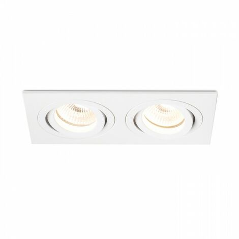 PASADENA GU10 SQ II spot encastré blanc 230V GU10 2x50W