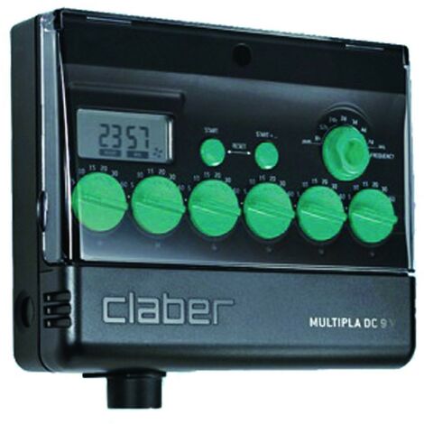 PROGRAMMATEUR ELECTRONIQUE MULTIPLE LCD 9V 6 ZONES -8060