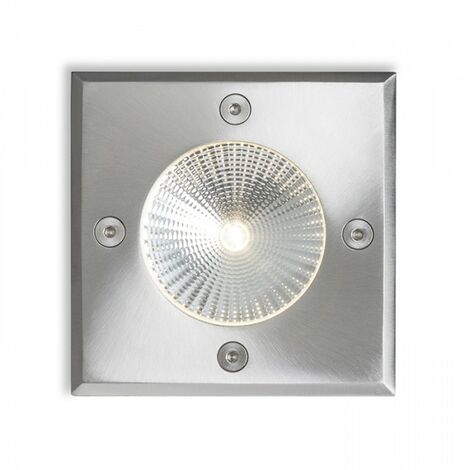 Spot RIZZ SQ 105 inox 230V LED 3W 96à‚Â° IP65 3000K