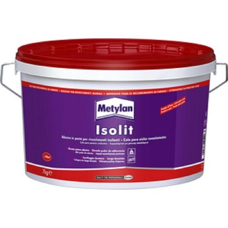 Colle adhésive Metylan isolit kg 7 acrylique henkel pour revêtements et ...