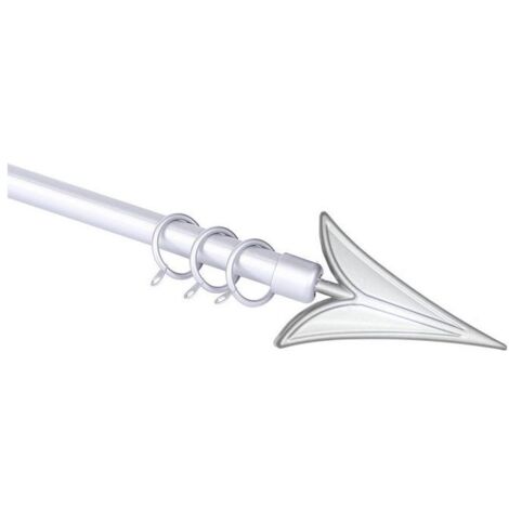 BÂTON DE RAIL DE RIDEAU BRIXO ARGENT LANCE 71-122