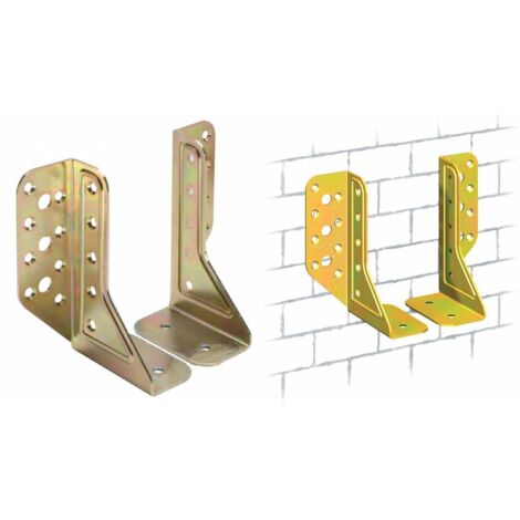 Plaque de support mural réglable 10 pcs. pour la fixation de poutres en ...