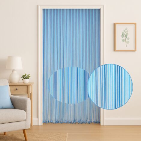 FILET ANTI MOUCHE RIDEAU CM.125X240 BLEU