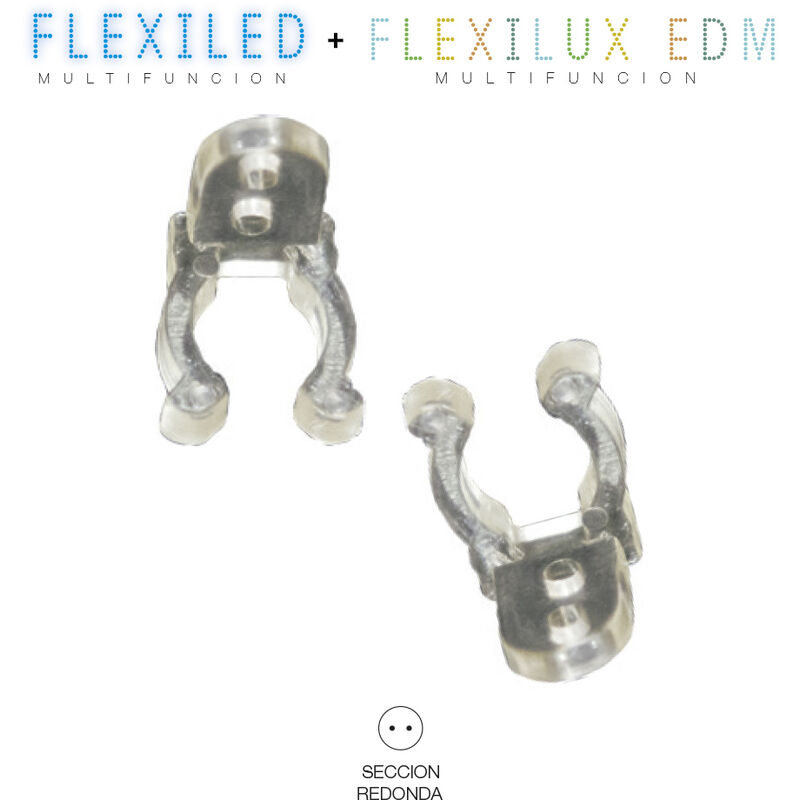 E3/71424 Clip Para Tubo Flexilux/Flexiled 2 Y 3 Vias Edm