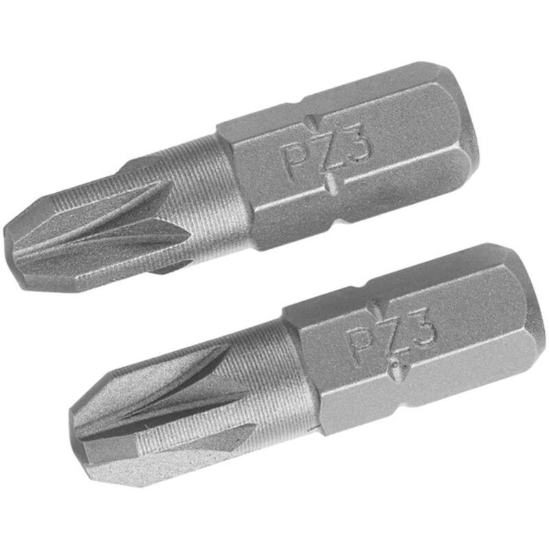 2 Pozidriv PZ3 25 mm Spitzen