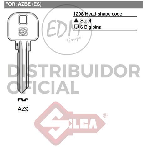 E3/12039 LLAVE ACERO AZ9 AZBE