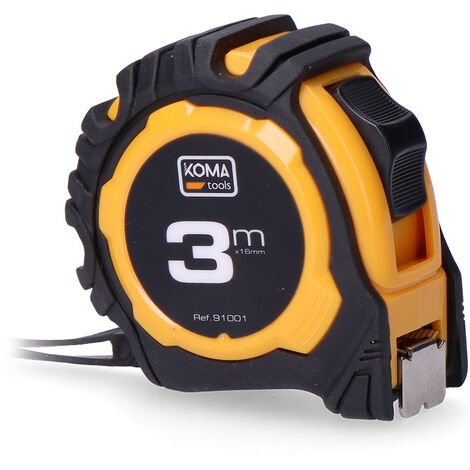 Flexometer 3 m x 16 mm ABS Standard Koma Tools
