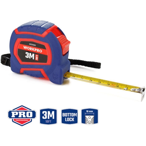 3m x 16mm WORKPRO® Maßband
