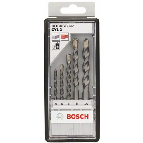 Robust Line CYL-3 Betonbohrer-Set 5-teilig à 4 - 10 mm BOSCH 2607010524