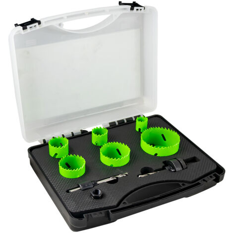 BIMETALL-LOCHSÄGENKOFFER MIT ADAPTERN JBM53859