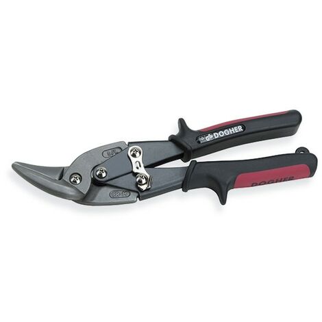 Linksschnitt Abgewinkelte Blechschere, CrMo DOGHER 288-250