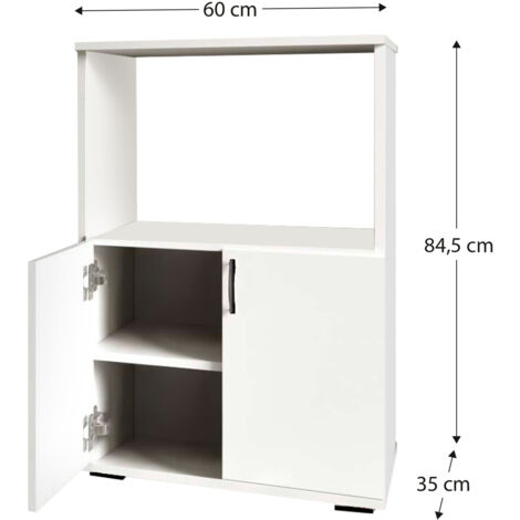Armoire Multifonction Catter House Atenas 84 de 60x35x84,5 cm avec 2 ...