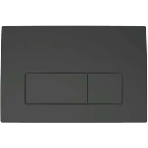 Geberit Delta 50 Double Touch-Bedienplatte, Mattschwarz (115.119.14.1)