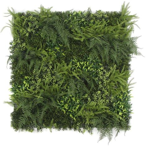 100cm Green Wall Fire Resistant Natural Fern Artificial
