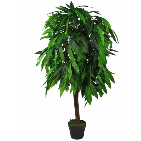 120cm Leaf Design UK Artificial Realistic Mango Plant / Tree