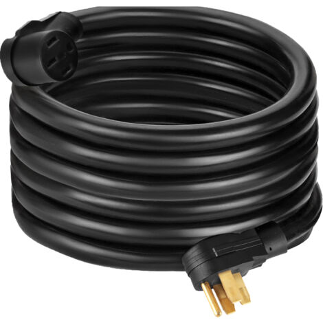 VEVOR Cable de alimentación para RV de 50 pies, 40 amperios, cable de ...