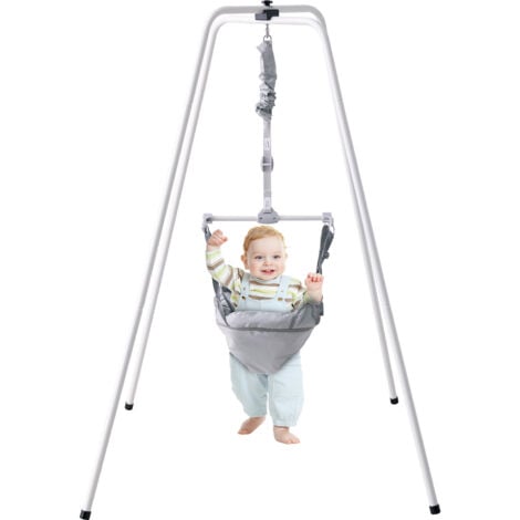 VEVOR Saltador para Bebe con Soporte, Carga 15 kg, Saltador y Hamacas ...