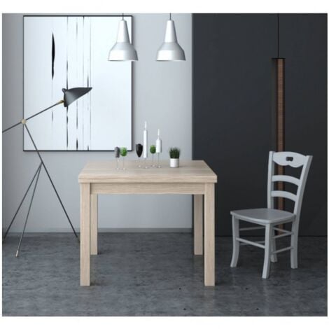 Table extensible 90x90 cm olmo - Sora