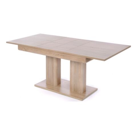 Table de salon extensible 140x190 cm chêne clair - Rovigo