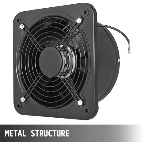 VEVOR 250 mm Axialventilator, 50Hz Wandventilator, 2580 U / min ...