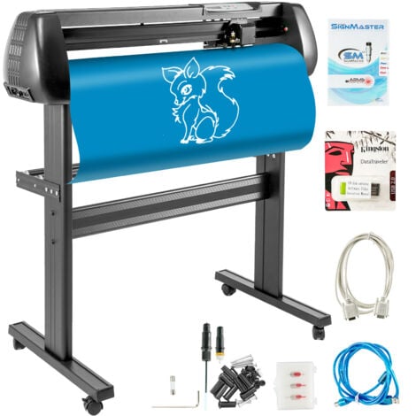 VEVOR Schneideplotter 870 mm Folienschneider Vinylschneidemaschine ...