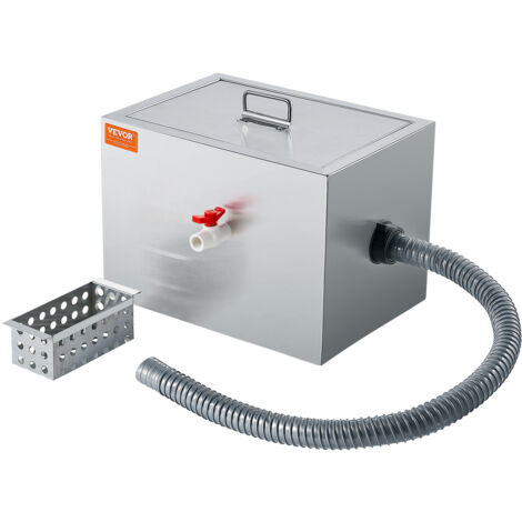 VEVOR Kommerzieller Fettabscheider, 8 lbs Fettabscheider, Seitlicher ...