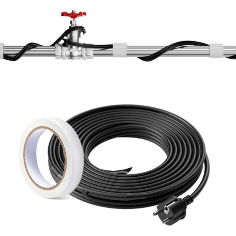 VEVOR Selbstregulierendes Rohr-Heizkabel,3,7m,16,4W/m, Heizband für ...