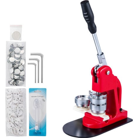 VEVOR Badge Press Machine 44 mm, Button Maker 1000 Stücke, Badge Maker ...