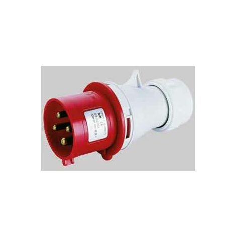 SPINA MOBILE INDUSTRIALE IP44 380 V 16A 3P+T 380-415V. Prezzo per Pezzo.