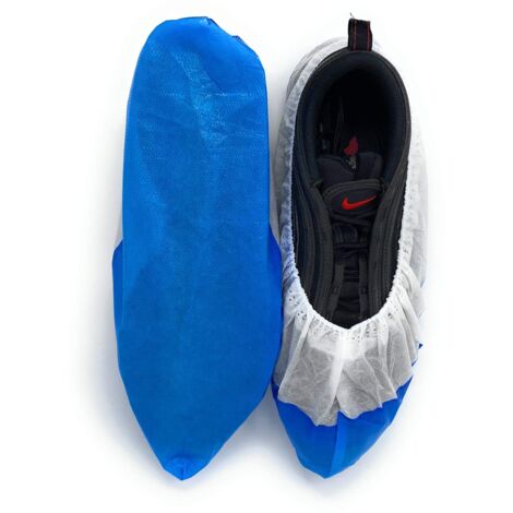 50 pcs Couvre-chaussures jetables imperméables antidérapants à haute ...