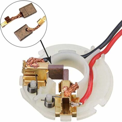 6 PièCes Balais Charbon Cuivre 440 Brosse Charbon Moteur Cb440 Balai De ...